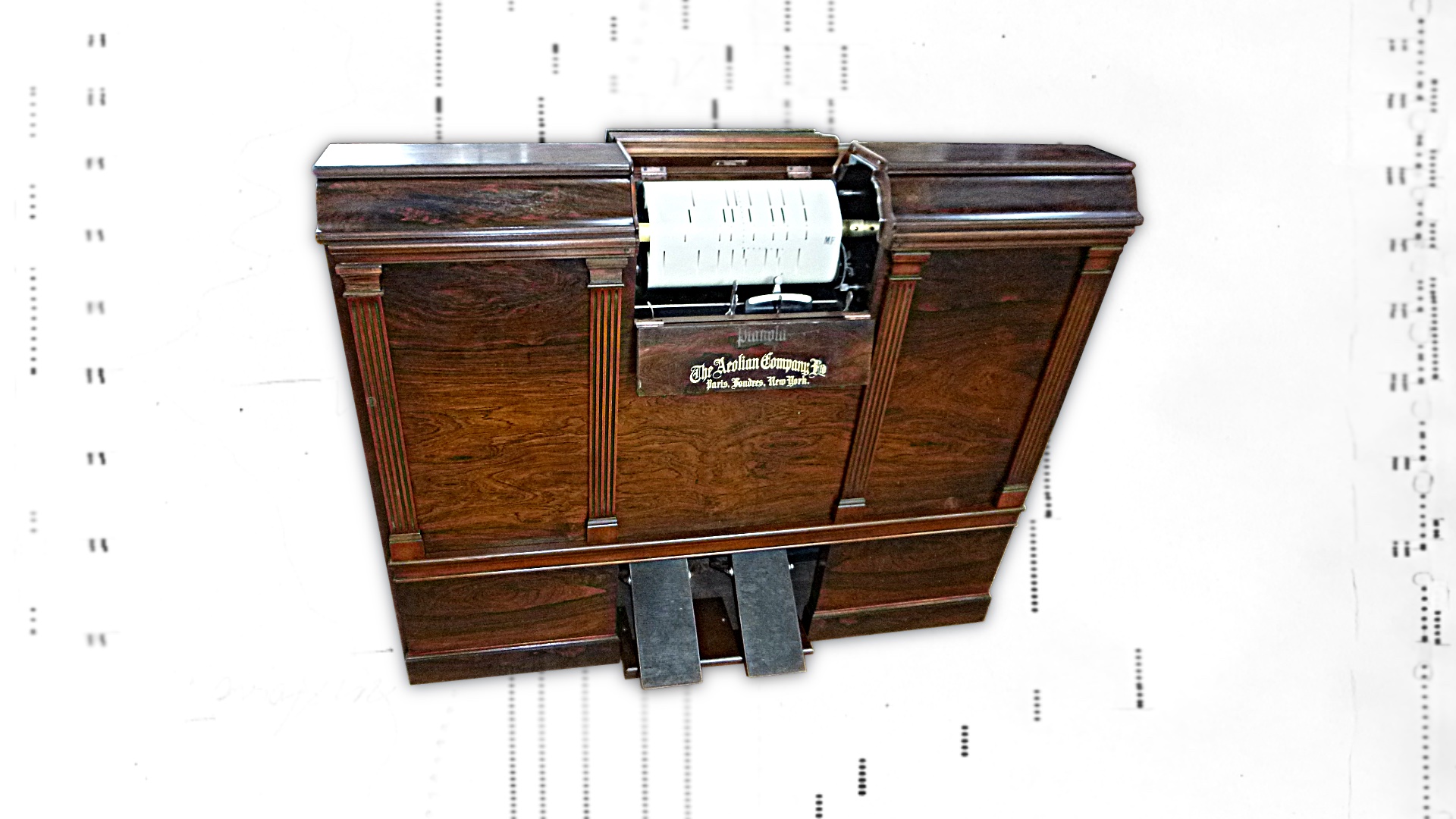 1900 AEOLIAN PIANOLA BSP: VORSETZER RESTAURATION - faszinationpianola