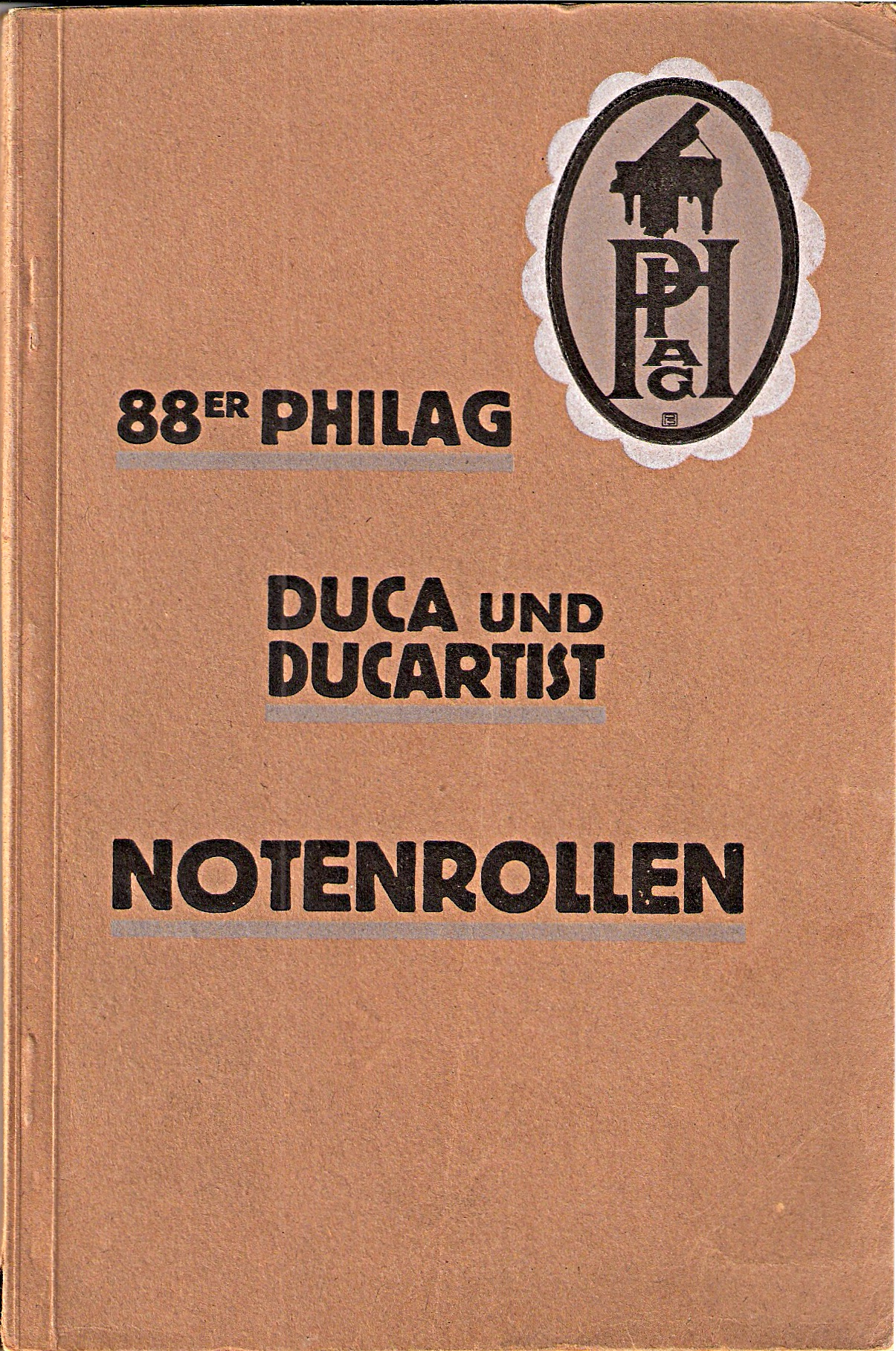 1923 PHILIPPS PHILAG NOTENROLLEN - faszinationpianola